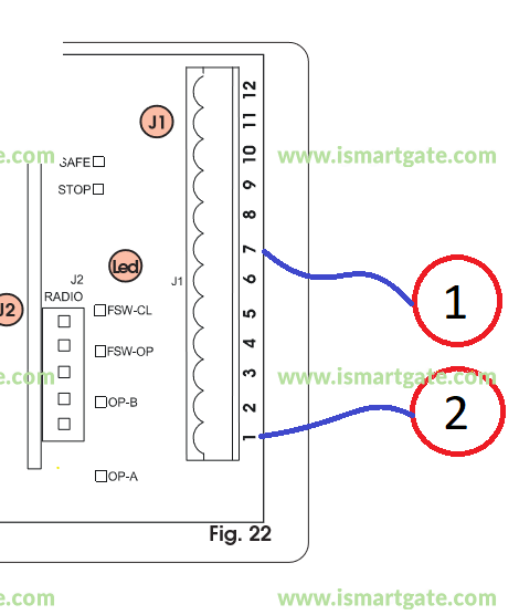 smart garage door opener for FAAC 780D